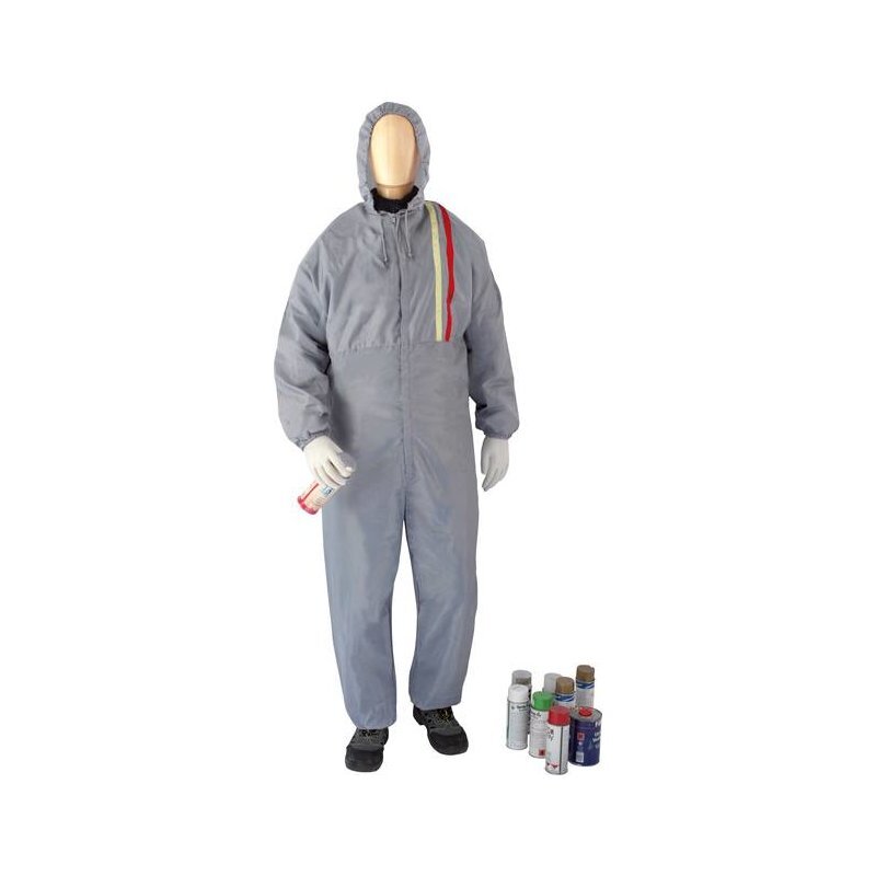 Mehrweg Lackieroverall Polyester Anzug blau waschbar